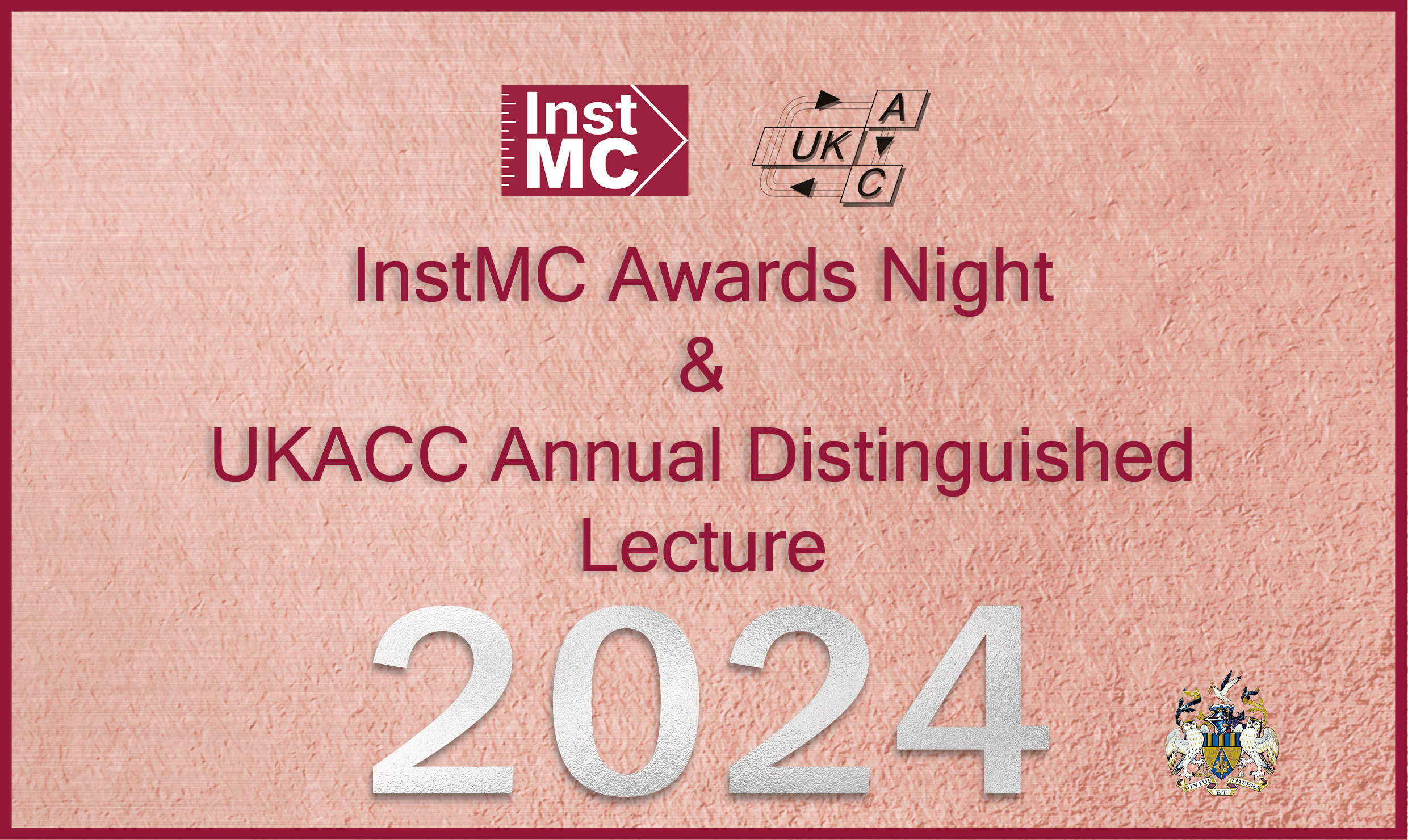 InstMC 2024 Awards Night & UKACC Annual Distinguished Lecture | InstMC